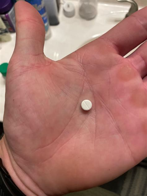 White Round Pill Other Side Is Completely Blank Any Ideas R