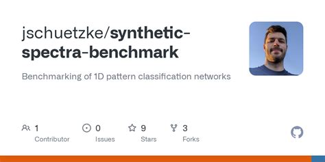 Github Jschuetzkesynthetic Spectra Benchmark Benchmarking Of 1d Pattern Classification Networks