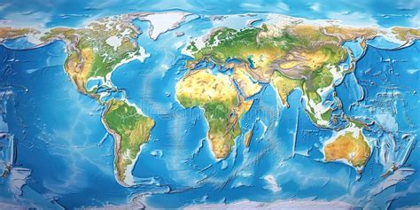 High Resolution Map Earth Stock Illustrations 16171 High Resolution