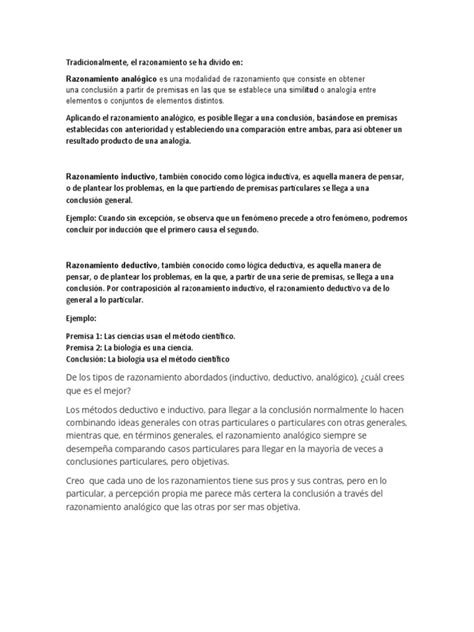 Tipos De Razonamiento Pdf