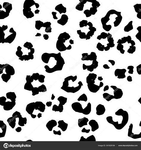Seamless Pattern Leopard Print Vector Illustration Stock Vector By