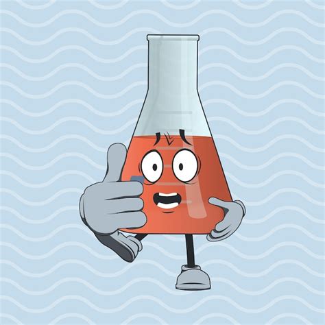 Premium Vector Philips Beaker Cartoon Character With Facial Expression
