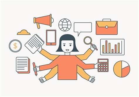 Multitasking Illustration 149154 Vector Art At Vecteezy Multitasking Illustration 149154 Vector Art At Vecteezy