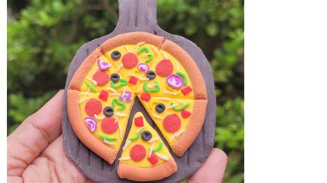 🍕 Pizza Diy With Clay 🍕 Clay Pizza Making 🍕 Clay Art Pizza Pizza
