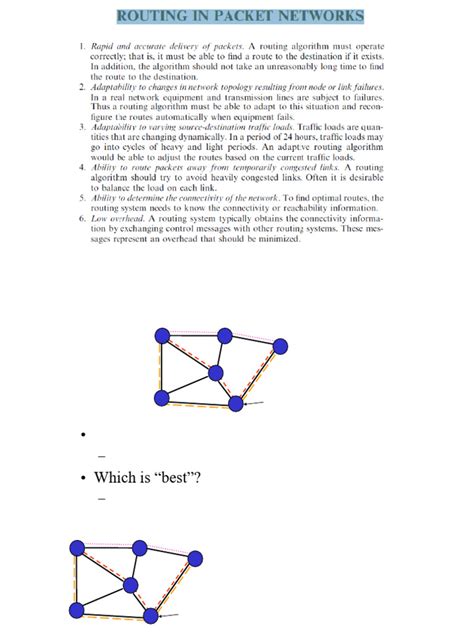 Unit Iv Slides Pdf Routing Computer Network