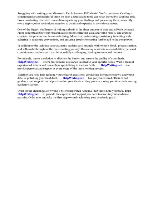 Microstrip Patch Antenna Phd Thesis Pdf Antenna Radio Radio Technology