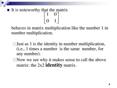 PPT Matrix Properties PowerPoint Presentation Free Download ID 1834173