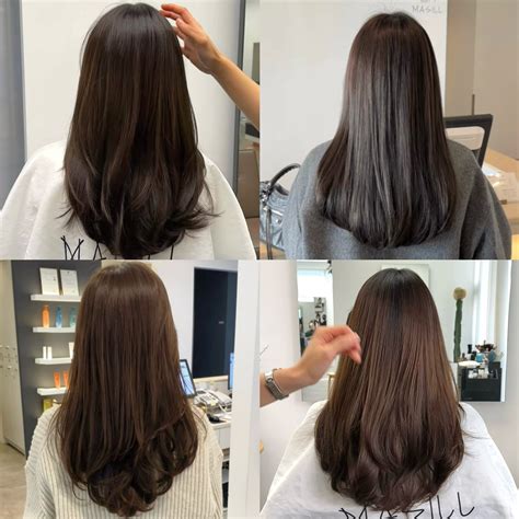 도산 마실‘ 박예림 레이어드컷 C컬펌 웨이브펌 염색 항상 인기많은 풍성한 볼륨감 미디움c컬펌 모음🌷 ‘ 마실예림 도산공원미용실 ⠀ ⠀ 미디움헤어 에서만