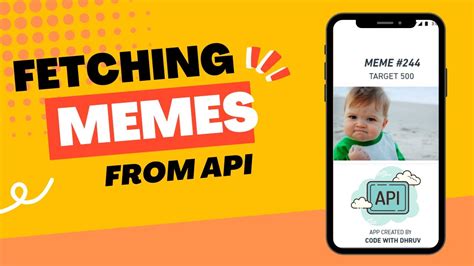 Fetching Meme From Api In Our App App Development Course Flutter 3x Course In Hindi Youtube