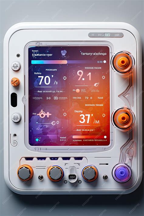 Premium Photo Iot Control Panel Ui Mockup Design A Userfriendly