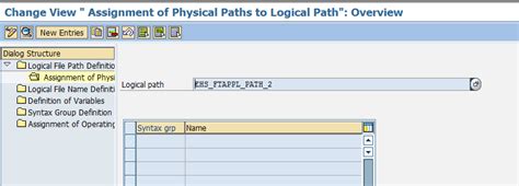 Physical Path For Logical File Sap Community