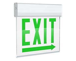 EXITEDGE 1WPWRACH E RAB Lighting