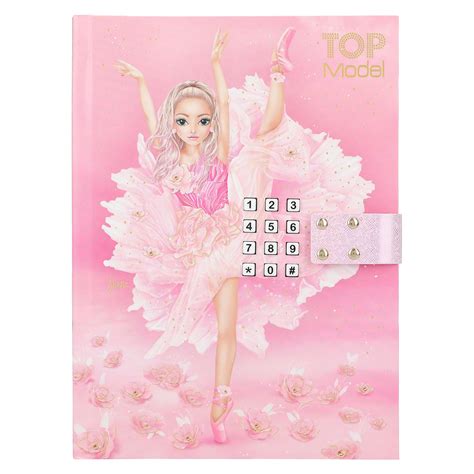 Depesche Topmodel Ballet 12712 Diary With Number Code And Sound Book With 80 Lined And