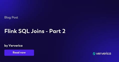 Flink Sql Joins Part 2