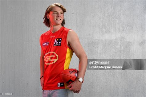 Bailey Humphrey Of The Suns Poses During The 2022 Afl Draft News