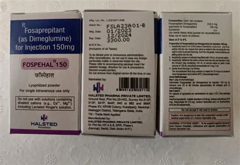 Fosaprepitant Injection Ivemend Latest Price Manufacturers And Suppliers