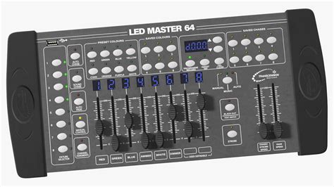 Dmx Lighting Controller On 3d Model 34 3ds Blend C4d Fbx Max Ma Lxo Obj Free3d