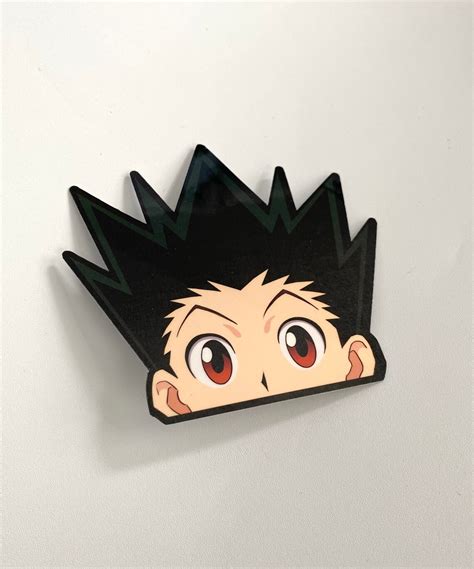 Anime Peeker Sticker Etsy