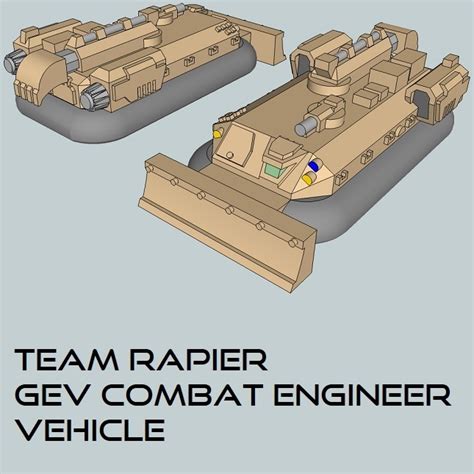 3d File Team Rapier 3mm Gev Armor Force 🚗・3d Printable Model To