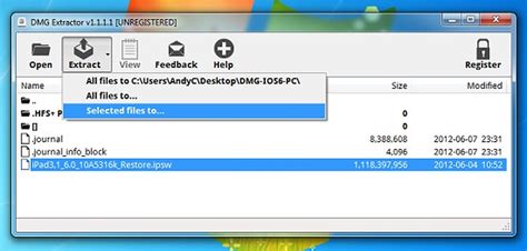 How To Extract IPSW Files From An IOS Beta DMG On Windows