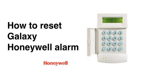 How To Reset Adt Honeywell Galaxy Amcos Smart Security Guide