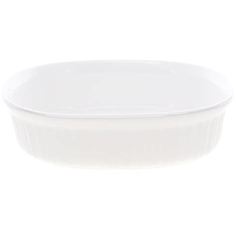 Corningware 25qt Oval French White Stoneware Casserole Baking Dish