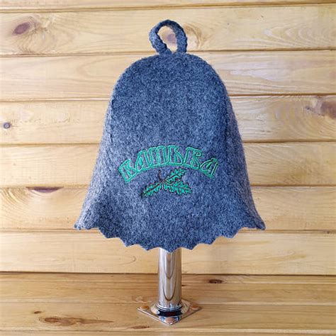 Шапка для бани сауны G Банька зеленая серая геотекстиль Id 1072370207 цена 80 ₴ купить