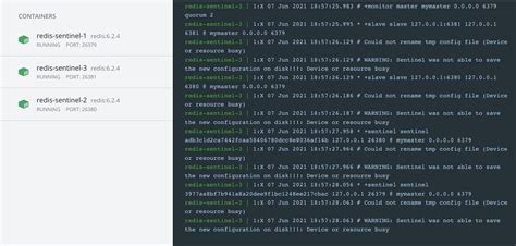 Error All Sentinels Are Unreachable Retrying From Scratch After 50ms