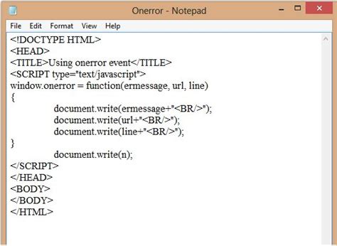 Handling Exceptions In Javascript
