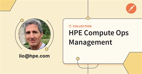 Hpe Compute Ops Management Get Started Postman Api Network
