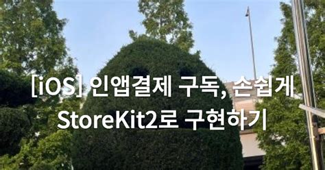 Ios 인앱결제 구독 손쉽게 Storekit2로 구현하기