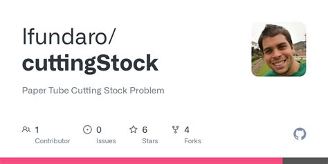 Github Lfundarocuttingstock Paper Tube Cutting Stock Problem