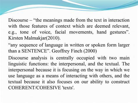 1 Discourse Analysis Pptx Complete Notes Ppt
