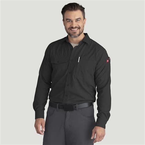 Mens Cooling Long Sleeve Work Shirt Red Kap®
