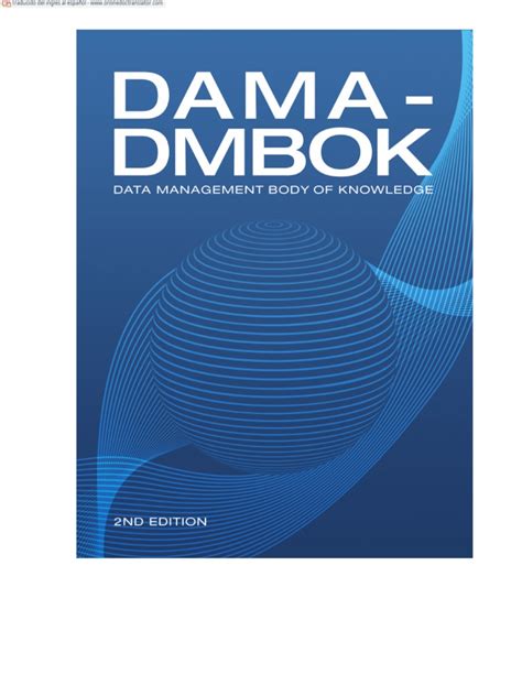 Dama Dmbok V2 001 043 En Es Pdf Metadatos Big Data