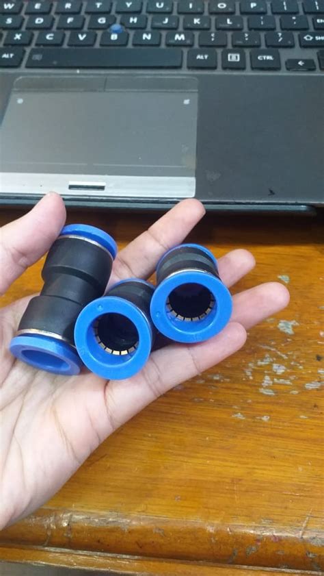 Jual Puc 12 Fitting Pneumatic Lurus Sambungan Selang 16mm Jakarta