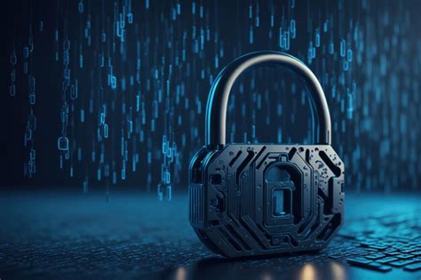 Premium Ai Image A Padlock With The Word Lock On It