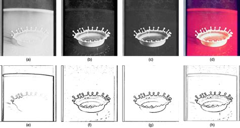 4 Color Edge Detection With The Sfi On The Splash Image With Respect