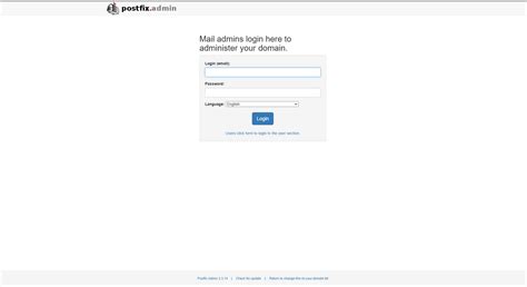 PostfixAdmin Self Host On Easypanel Easypanel