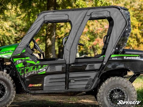 Super Atv Primal Soft Cab Enclosure Doors For Kawasaki Teryx 4 Utvs