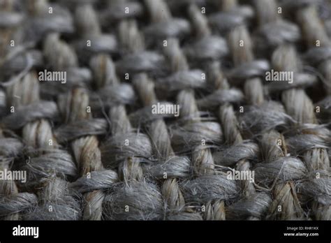 Hemp Fiber Fabric Texture Material Cannabis Business Concept Stock