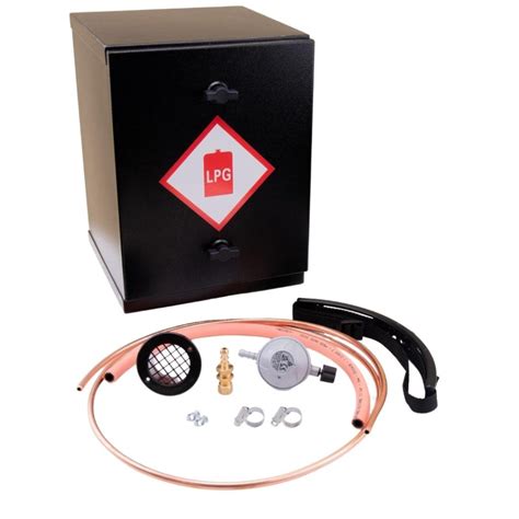 Campervan Steel Gas Locker Kit With Removable Front