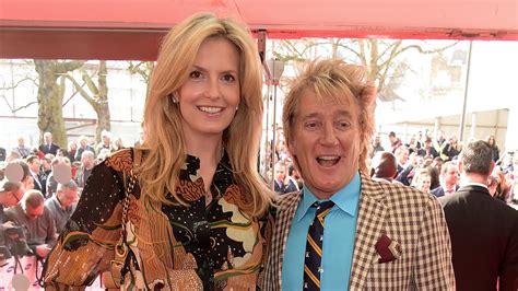 Penny Lancaster Rocks Daring Leather Skirt As She Teams Up With Rod Stewart For Special Reason
