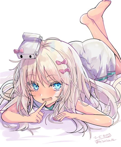 Safebooru 1girl Absurdres Ass Blonde Hair Blush Bow Dress Grecale