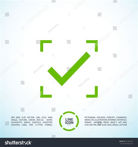 Tick Isolated Minimal Vector Icon Checkbox Stock Vector Royalty Free Shutterstock