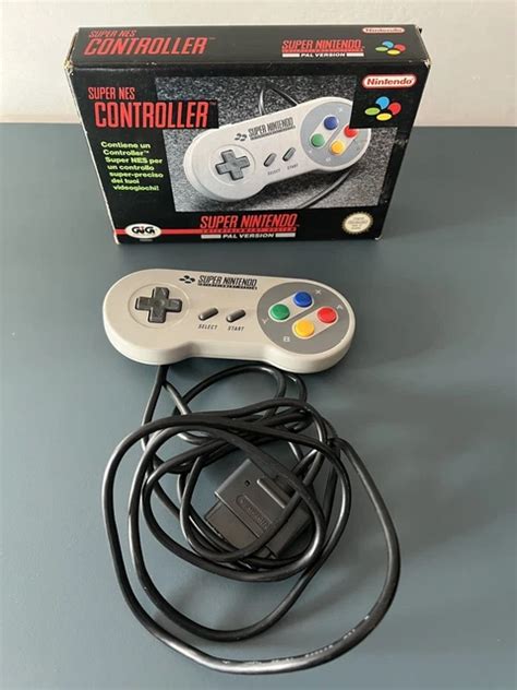 Box Controller Joystick Console Super Nintendo Snes Videogames