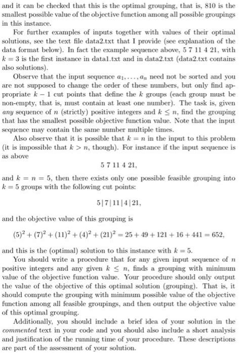 solved problem description the square grouping problem is