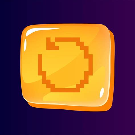 Update Glossy Ui Button With Pixelated Icon 16090578 Vector Art At Vecteezy