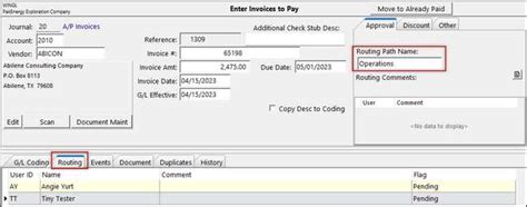Accounts Payable A P Invoice Entry Enter Invoices To Pay Ap