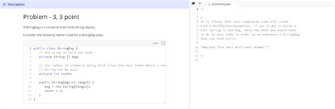 Solved Problem 3 3 Point A Stringbag Is A Container That
